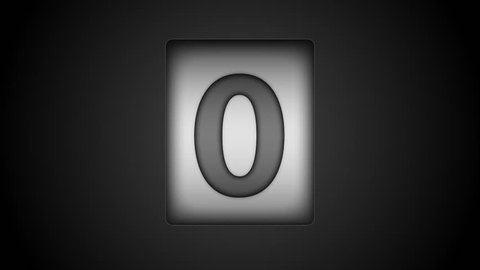 Slot Machine Animation Number 0 Zero Stock Footage Video (100% Royalty ...