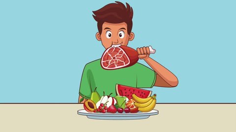 Man Food Hd Animation Stock Footage Video (100% Royalty-free ...