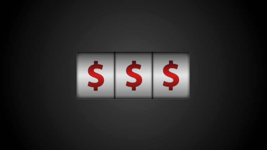 Slot Machine Jackpot Animation Alpha Channel Stock Footage Video (100% ...