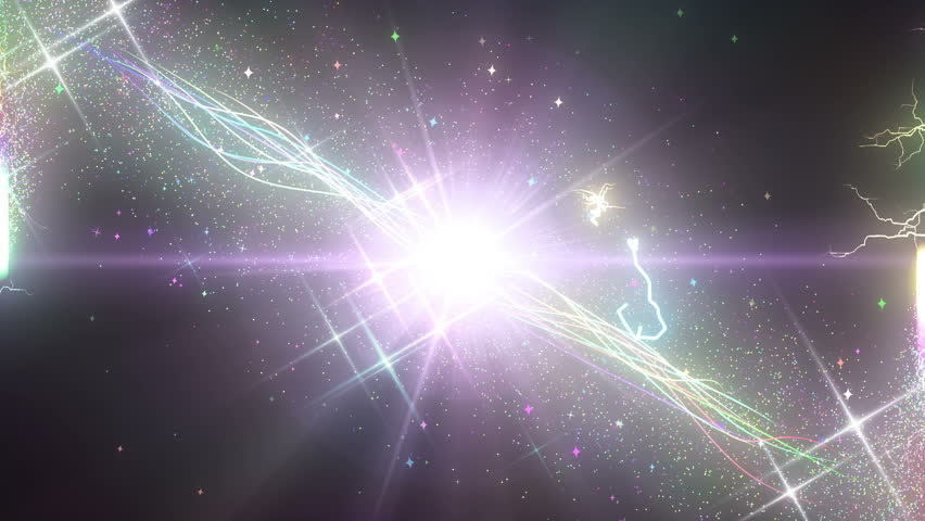 lightning sparkling particle effect Stock Footage Video (100% Royalty ...