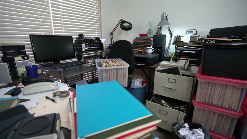 Untidy Office Stock Video Footage - 4K and HD Video Clips | Shutterstock