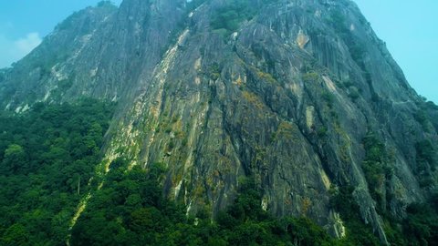 Scenic Aerial View Mount Parang Gunung Stock Footage Video (100% ...
