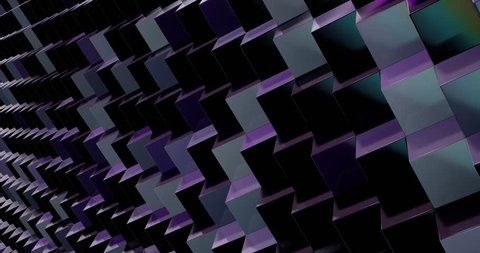 3d Rendering Animation Pattern Geometric Architecture Stock Footage ...