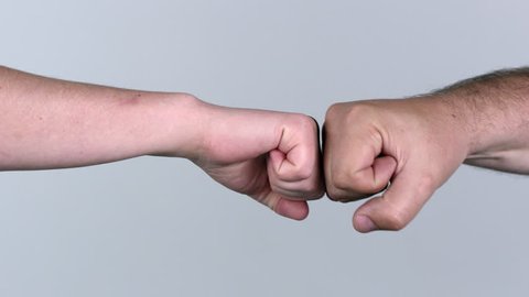 Two Hands Make Fist Bump On Stock Photo 1162477270 | Shutterstock