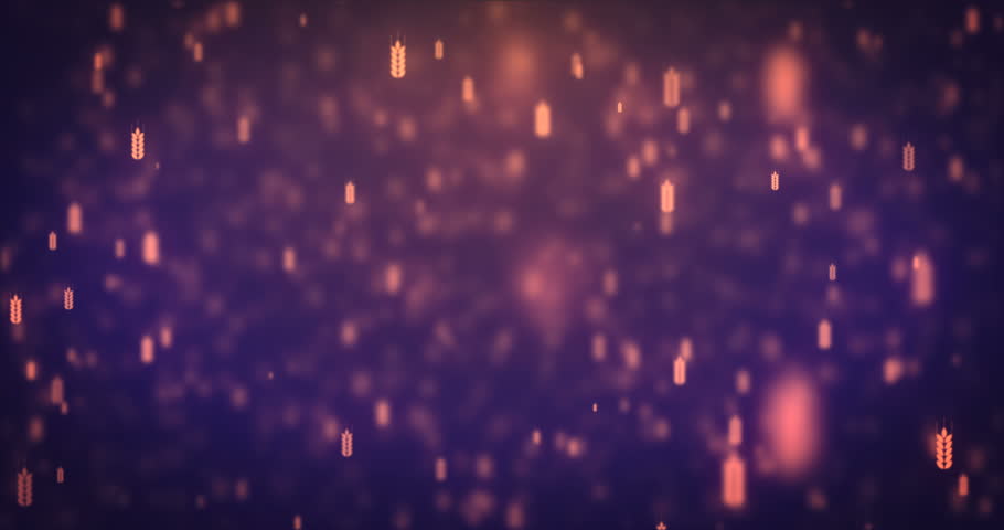 Loopable Animation Modern Moving Orange Stock Footage Video (100% ...