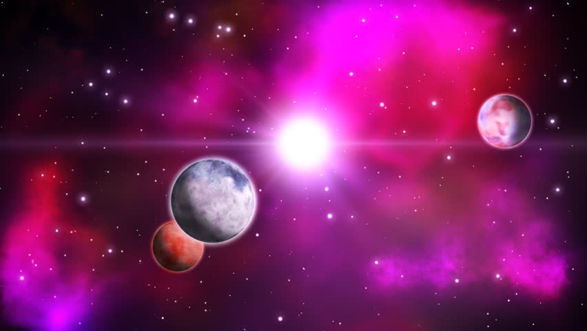 Space Background. Loop. Stock Footage Video (100% Royalty-free ...