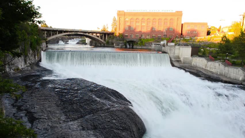 Monroe Street Dam in Spokane, Washington image - Free stock photo ...
