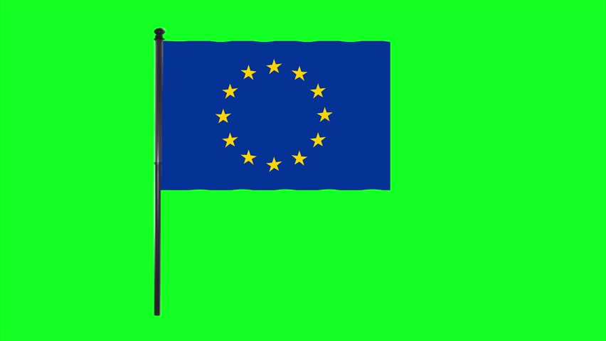 4k Europe Union Flag is Stock Footage Video (100% Royalty-free ...