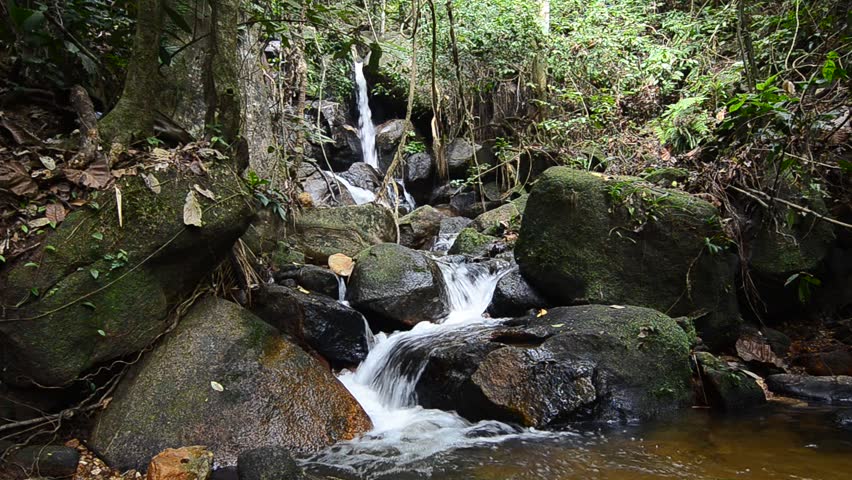 Running stream down the mountainside image - Free stock photo - Public ...