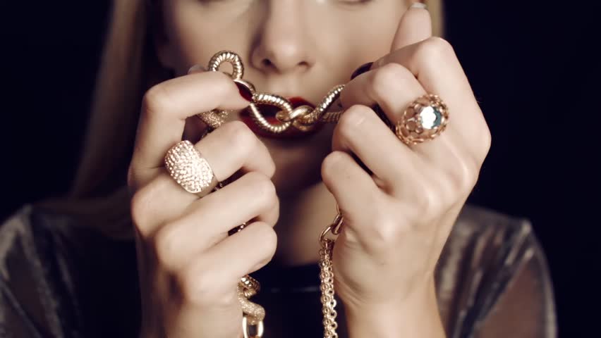 Close-up of a Girls Hand Stock Footage Video (100% Royalty-free ...