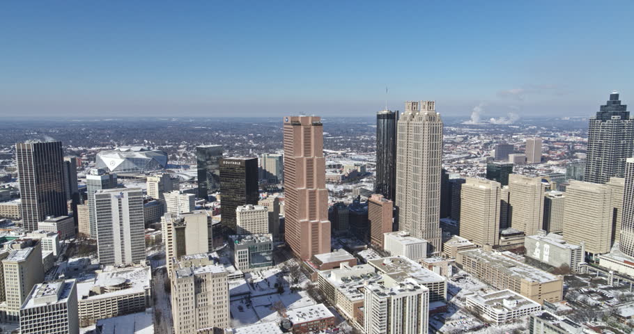 View of the high towers of Atlanta, Georgia image - Free stock photo ...