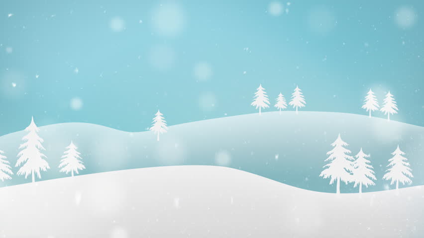 falling snow winter animation background Stock Footage Video (100% ...