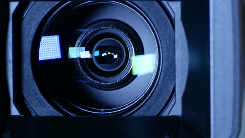 Professional Studio Video Camera Panning Stock Footage Video (100% ...