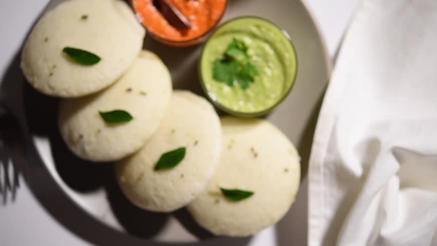 Idli Dish Stock Video Footage - 4K and HD Video Clips | Shutterstock