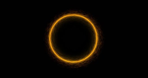 Abstract Neon Background Shine Ring Halo Stock Footage Video (100% ...