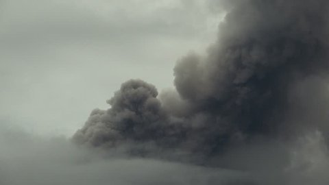 4k Time Lapse Sakurajima Volcano Erupts Stock Footage Video (100% ...