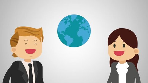 Executive Business Team Hd Animation Stock Footage Video (100% Royalty ...