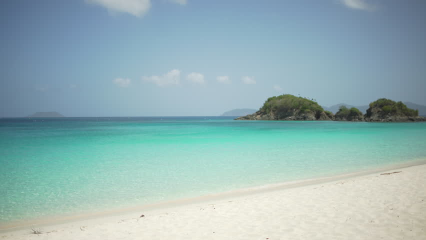 An Empty Beach On the Stock Footage Video (100% Royalty-free ...