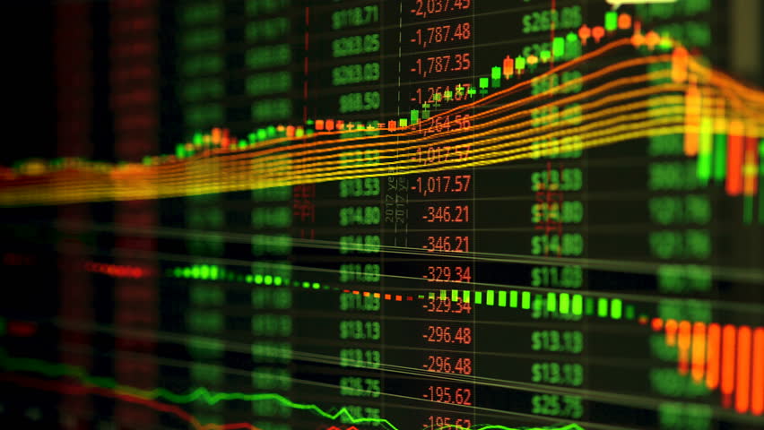 graphique du de la bourse des : vidéo de stock (100 % libre de droit ...