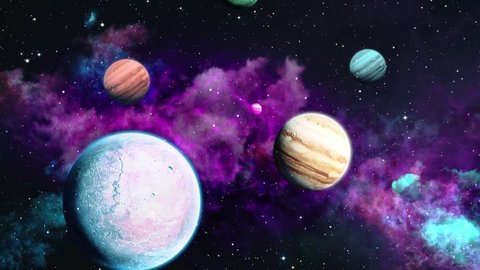 space travelling loop video 3d rendering Stock Footage Video (100% ...