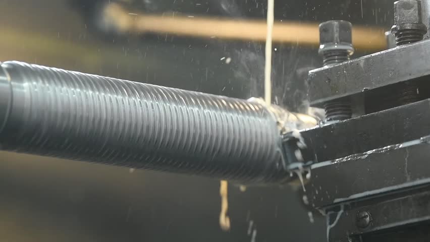 Thread Cutting Tool at Metal Stock Footage Video (100% Royalty-free ...