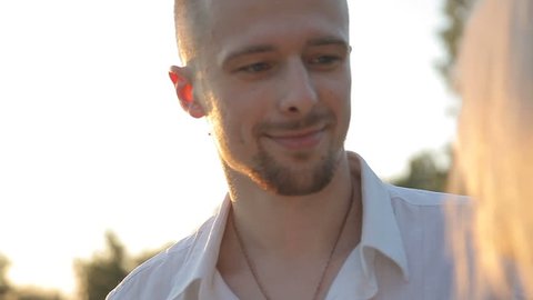 Loving Look Guy On Girl Stock Footage Video (100% Royalty-free ...