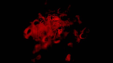 Red Spider Nest Close Creepy Dark Stock Footage Video (100% Royalty ...