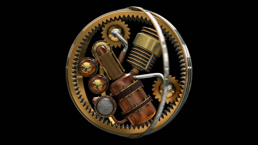 Steampunk device on wheels image - Free stock photo - Public Domain ...