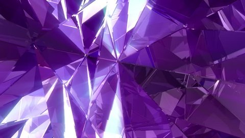 4k Realistic Purple Diamond Close Texture Stock Footage Video (100% ...