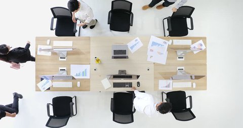 Birds eye view desk Stock Video Footage - 4K and HD Video Clips ...