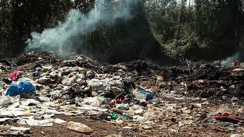 hd polluted river bagmati kathmandu nepal Stock Footage Video (100% ...