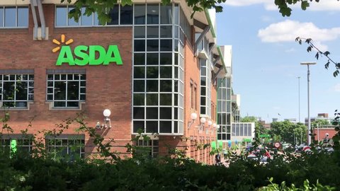 12 Asda supermarket exterior Stock Video Footage - 4K and HD Video ...