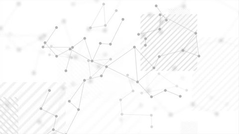 network wave animation connected glass spheres Stock Footage Video (100 ...