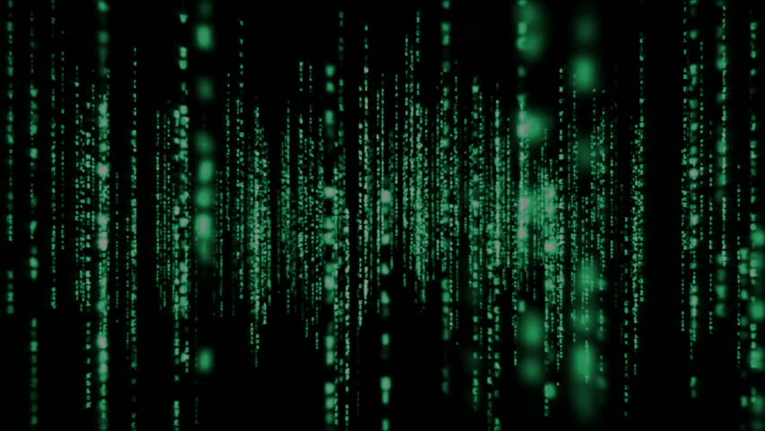 Digitally Generated of Matrix Loop Stock Footage Video (100% Royalty ...
