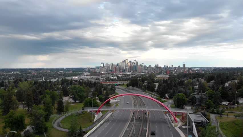 Streets, towers, and city of Calgary, Alberta, Canada image - Free stock photo - Public Domain ...
