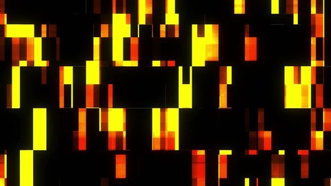 Fast Yellow Glitch Interference Screen Background Stock Footage Video ...