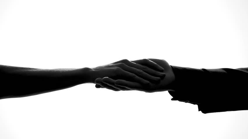 Male and Female Hands Separating, Stock Footage Video (100% Royalty ...