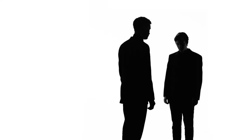 Criminal Shadow Threatening Businessman By Stock Footage Video (100% ...