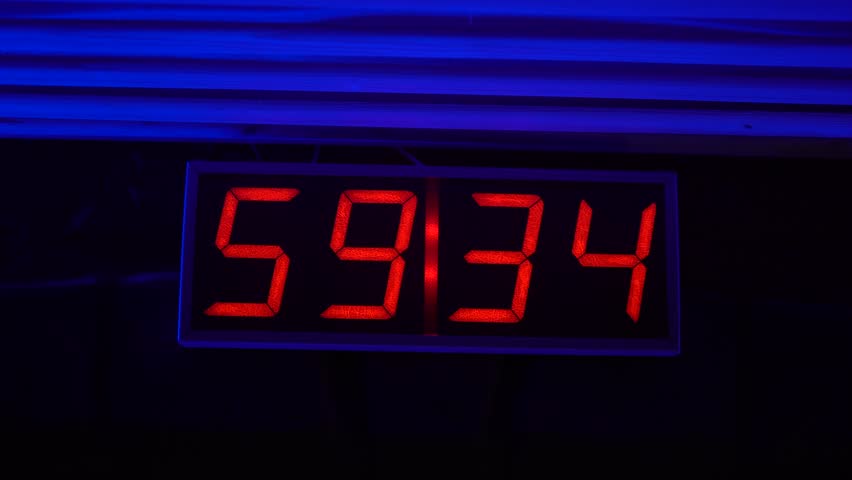 Countdown Clock from 59 Minutes Stockvideoklipp (helt royaltyfria ...