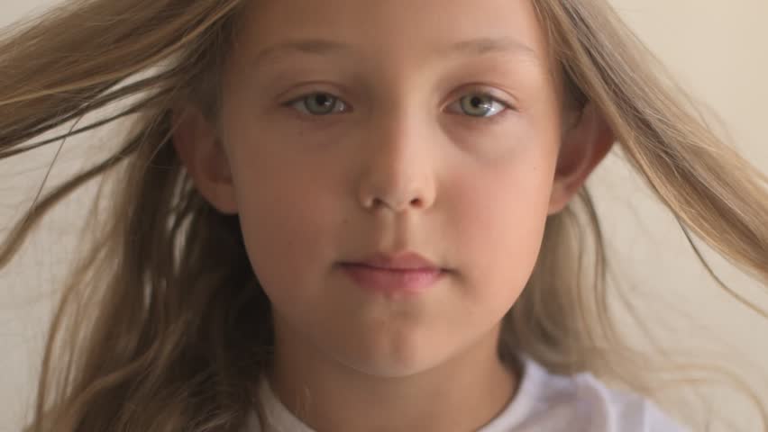 close portrait attractive woman smiling brunette Stock Footage Video ...