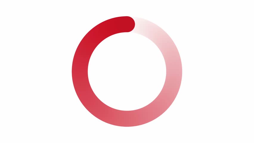 spinning red gradient circle seamless repeating Stock Footage Video ...