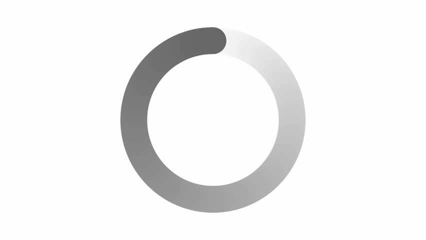 Spinning Gray Gradient Circle Seamless Stock Footage Video (100% ...