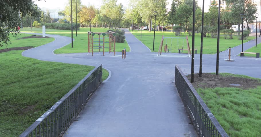 Recreation Area of the Park Stock Footage Video (100% Royalty-free ...