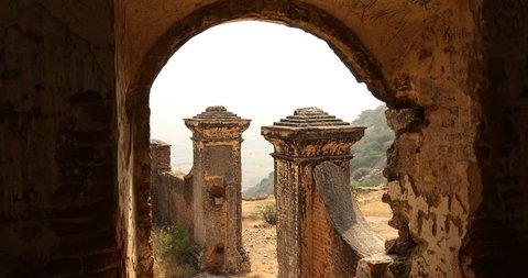 Vintage Fort Wall Texture Stock Footage Video (100% Royalty-free ...