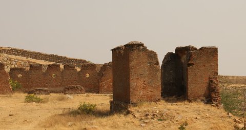 Vintage Fort Wall Texture Stock Footage Video (100% Royalty-free ...