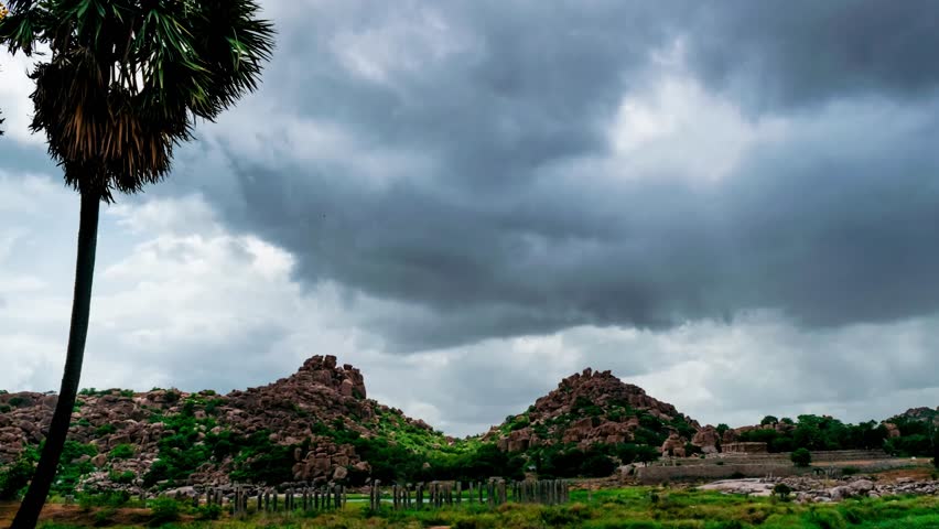 4k Timelapse of Hampi. Hampi Stock Footage Video (100% Royalty-free ...