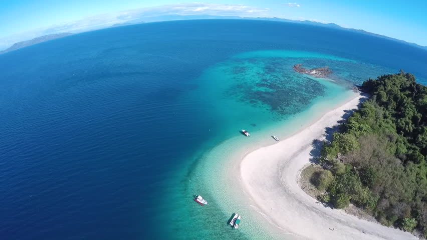 Beautiful Island of Nosy Tanikely, Stock Footage Video (100% Royalty ...