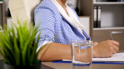 Businesswoman Hr Human Resources Lady Taking Stock Footage Video (100% ...