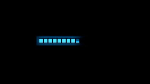 Blue Loading Bar Modern Concept Sign Stock Footage Video (100% Royalty ...