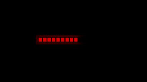 Red Loading Bar Modern Concept Sign Stock Footage Video (100% Royalty ...